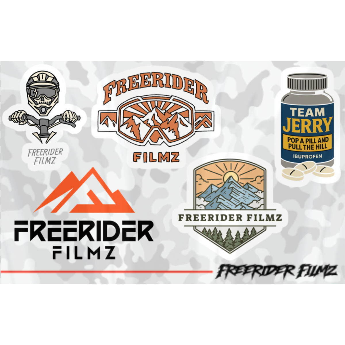 Sticker Sheet – Freerider Filmz
